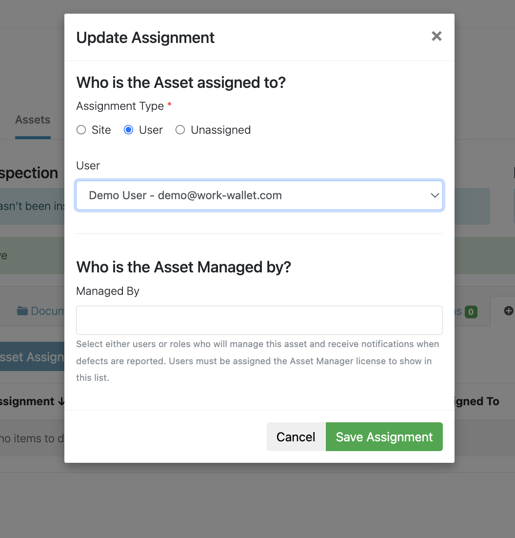 How Do I Assign An Asset?
